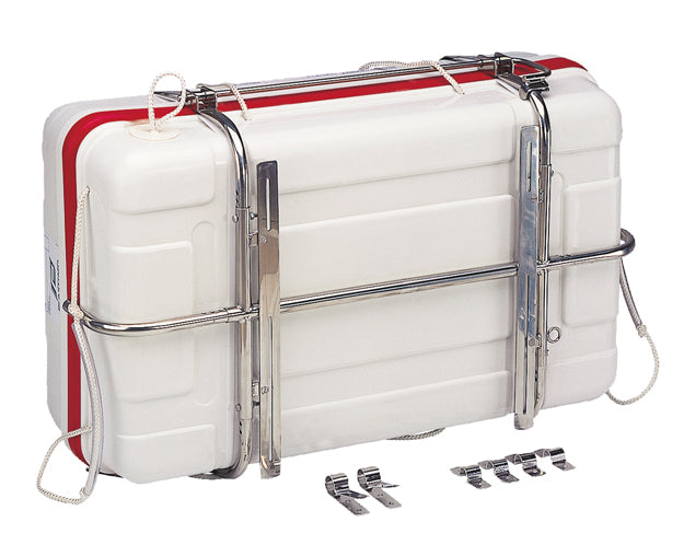 Plastimo Liferaft Cradle Universal Adjustable Stainless Steel | SendIt Sailing