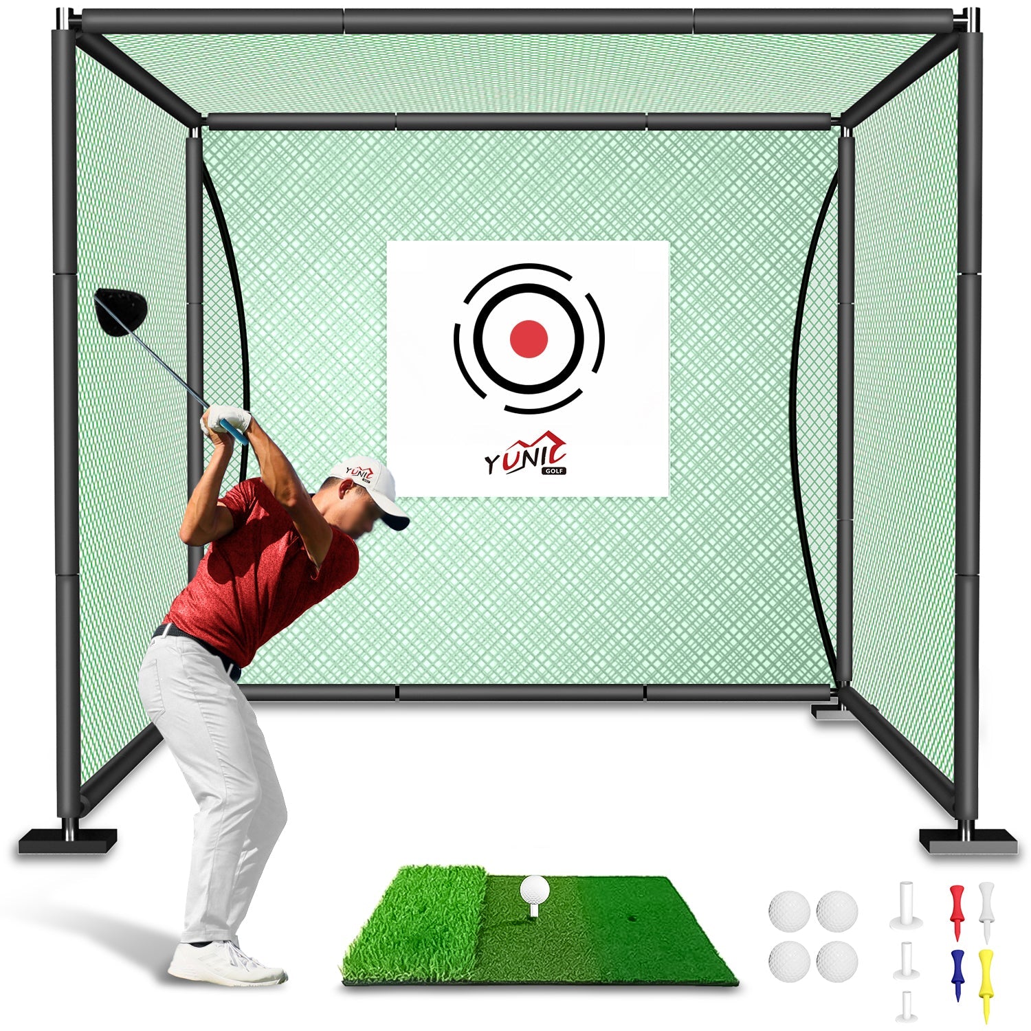 Golf Driving Practice Cage (Green) – SendIt Sailing