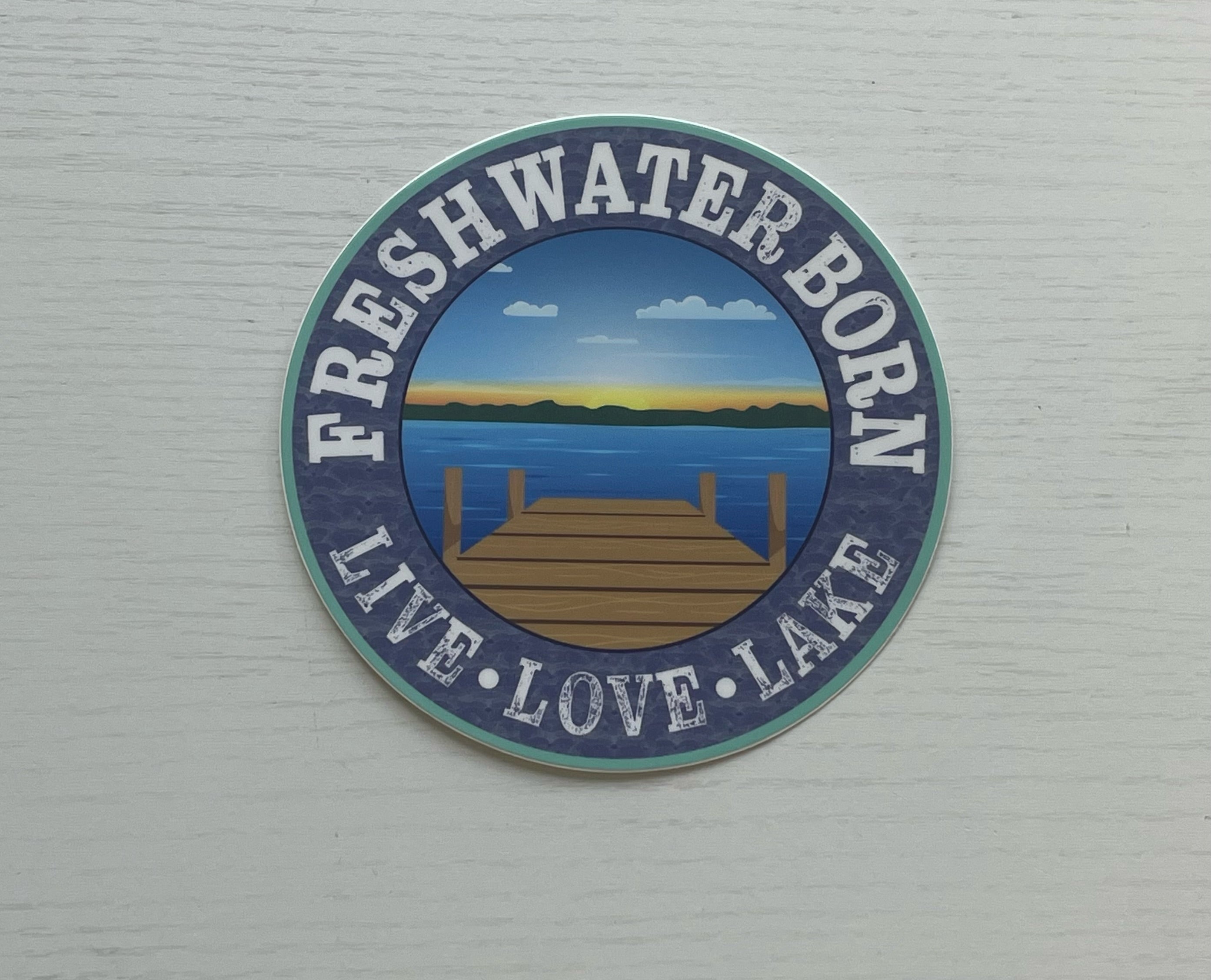 Freshwater Born Sticker – SendIt Sailing