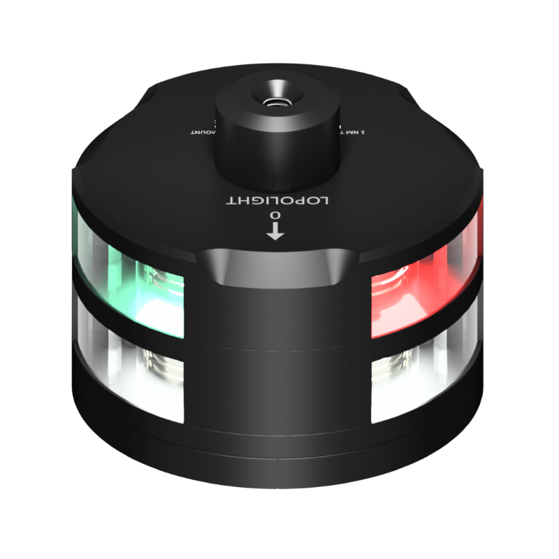 Lopolight 1nm Tri-Color/Anchor with Windex and Light FB Base Black ...