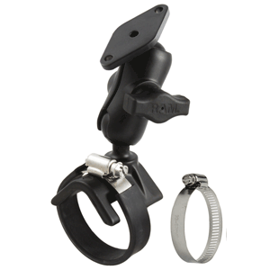 RAM Mount Strap Mount with Short Arm & Diamond Base | SendIt Sailing