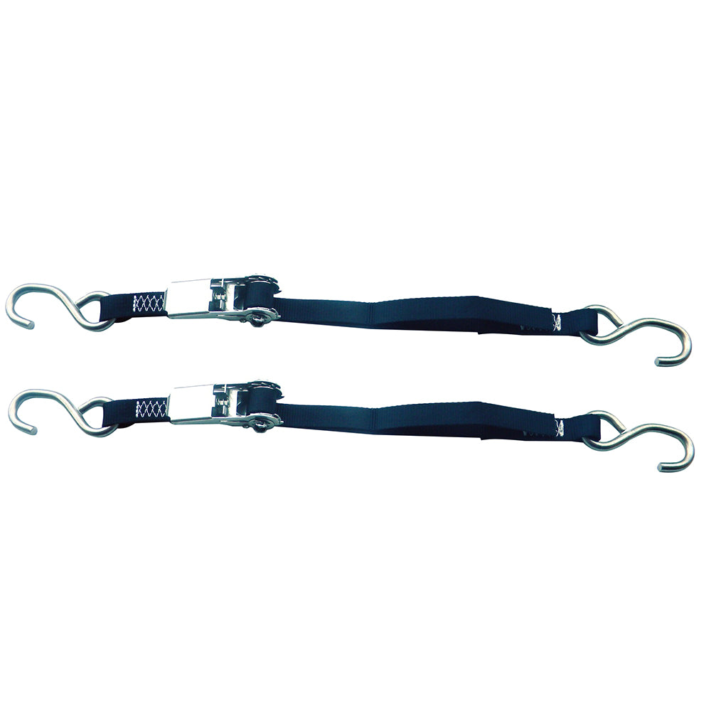 Rod Saver Stainless Steel Ratchet Tie-Down - 1in x 6ft - Pair | SendIt ...