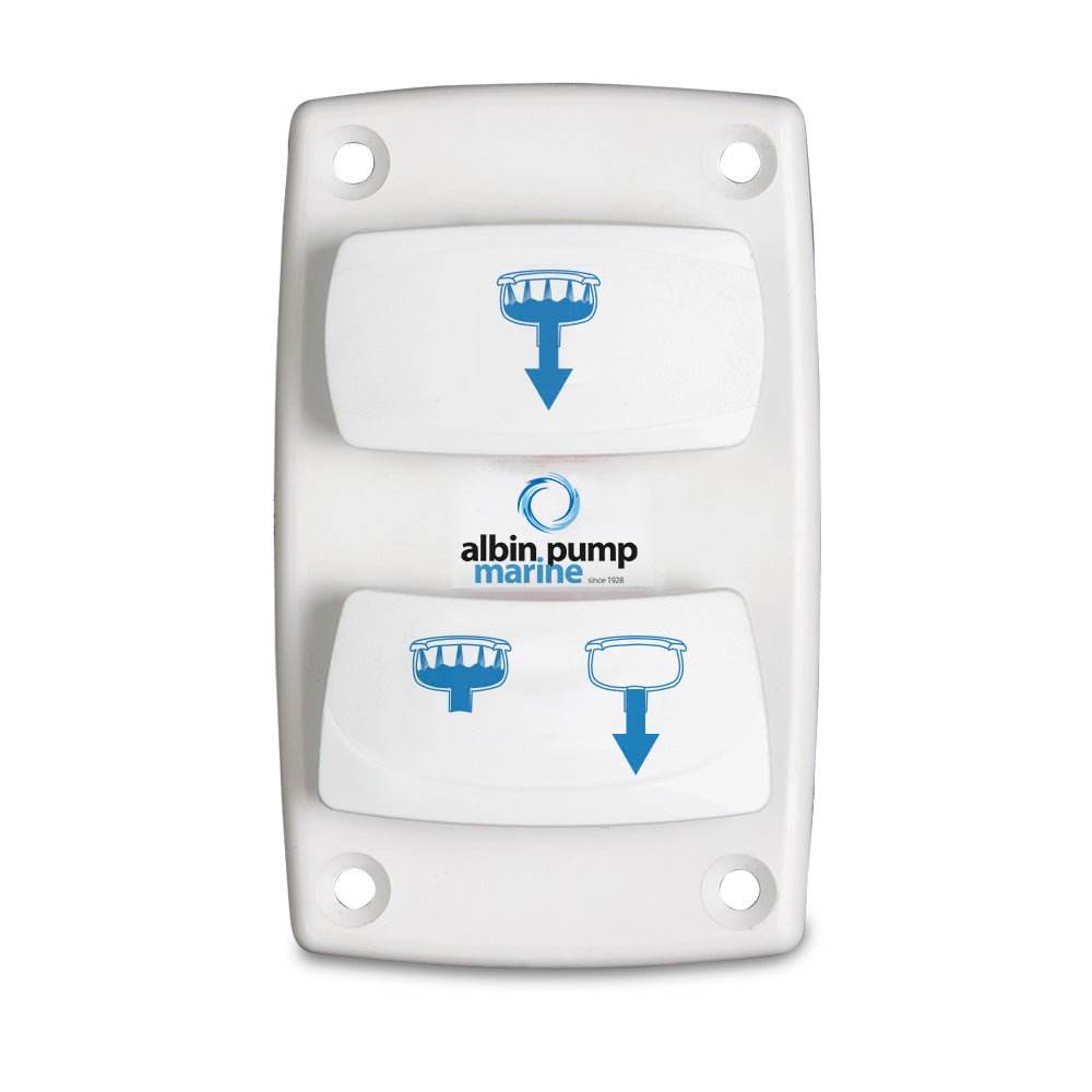 Albin Group Marine Control Silent Electric Toilet Rocker Switch ...